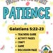 Fruit of the Spirit: PATIENCE — Bible Lesson Packet for Kids - Etsy