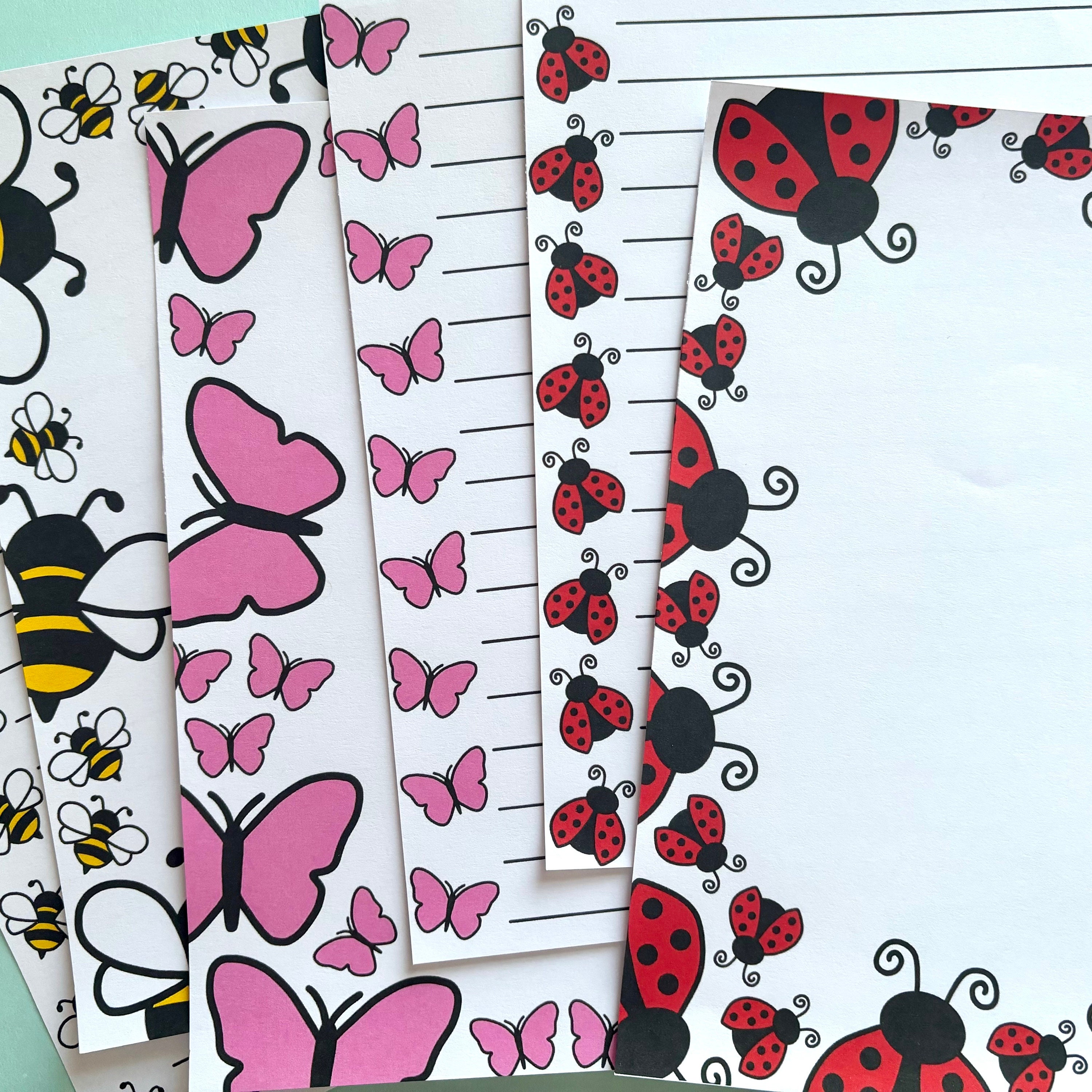 Bug Letter Writing Set Bug Letter Writing Kit for Kids Pen Pal Insect ...