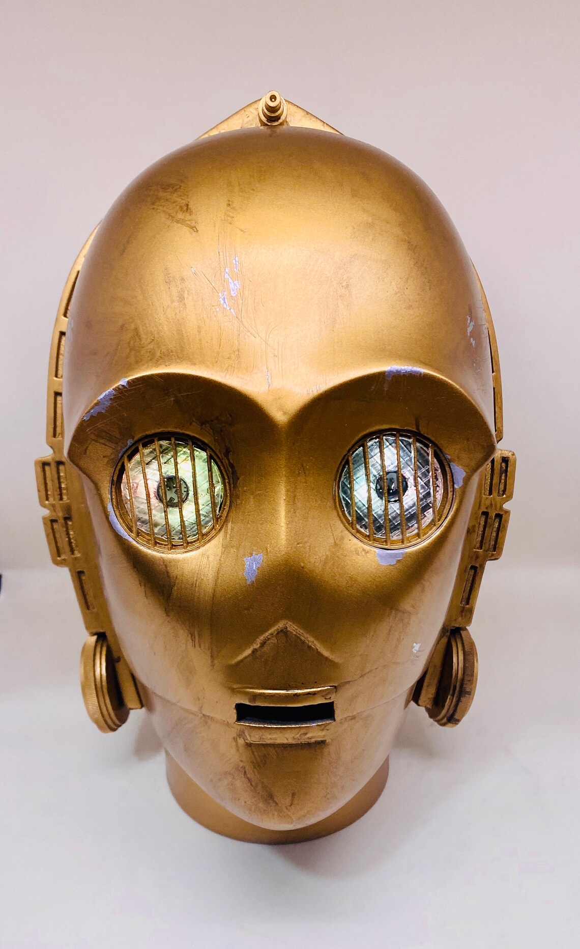 C3PO Head Starwars Classic With Lights and Sounds UPGRADED | Etsy