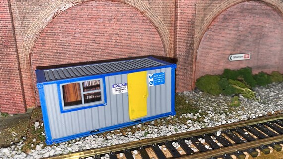Portacabine Office Container Miniature Ho Scale 1/87 | Etsy