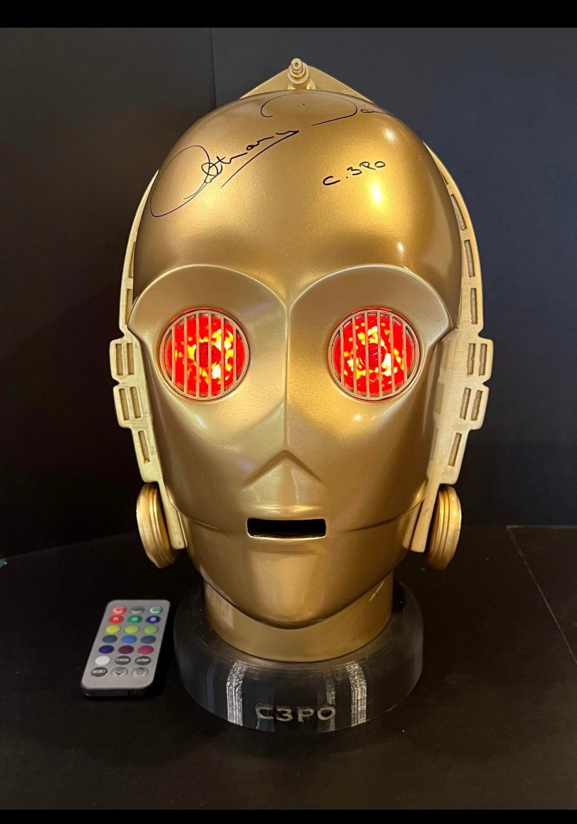 C3PO Head Starwars Classic With Lights and Sounds UPGRADED | Etsy