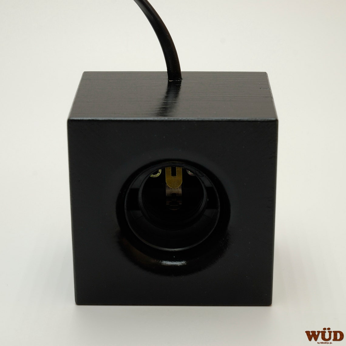 Nightstand Wood Lamp Base Wood Lamp Body Black Lamp Base | Etsy