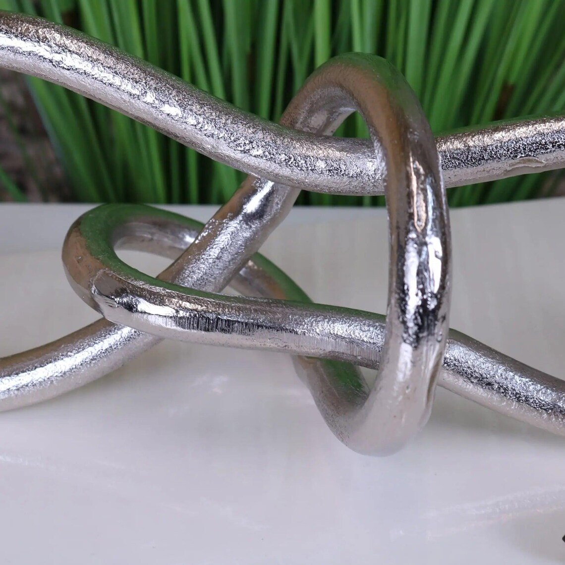 Armo Metal Knot Sculpture Luxury Ornament 38cm - Etsy