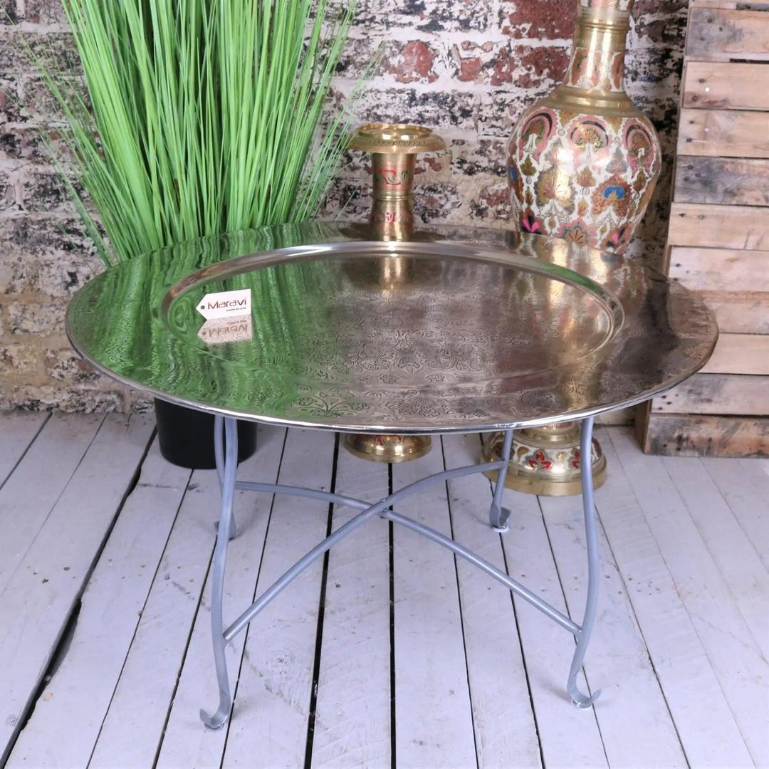 Jadida Moroccan Tray Table 80cm - Etsy