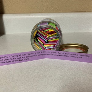 Read Me When, Scripture Jar, Color Coded Bible Verses,scriptural ...