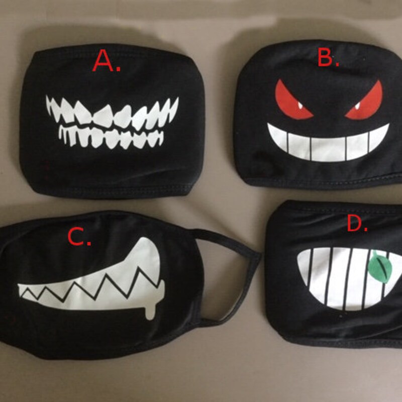 Smile Face Mask - Etsy