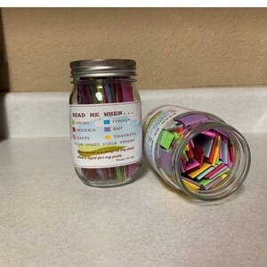 Personalized Scripture Jar, Read Me Jar, Color Coded Bible Verses ...