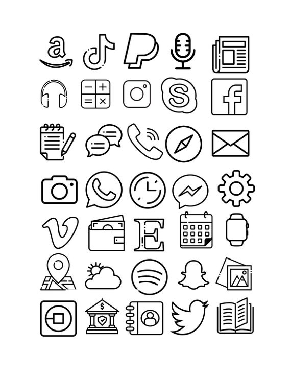 Wallpapers Icons Line