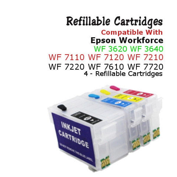 Empty Refillable Cartridges Epson Wf Printer - Etsy