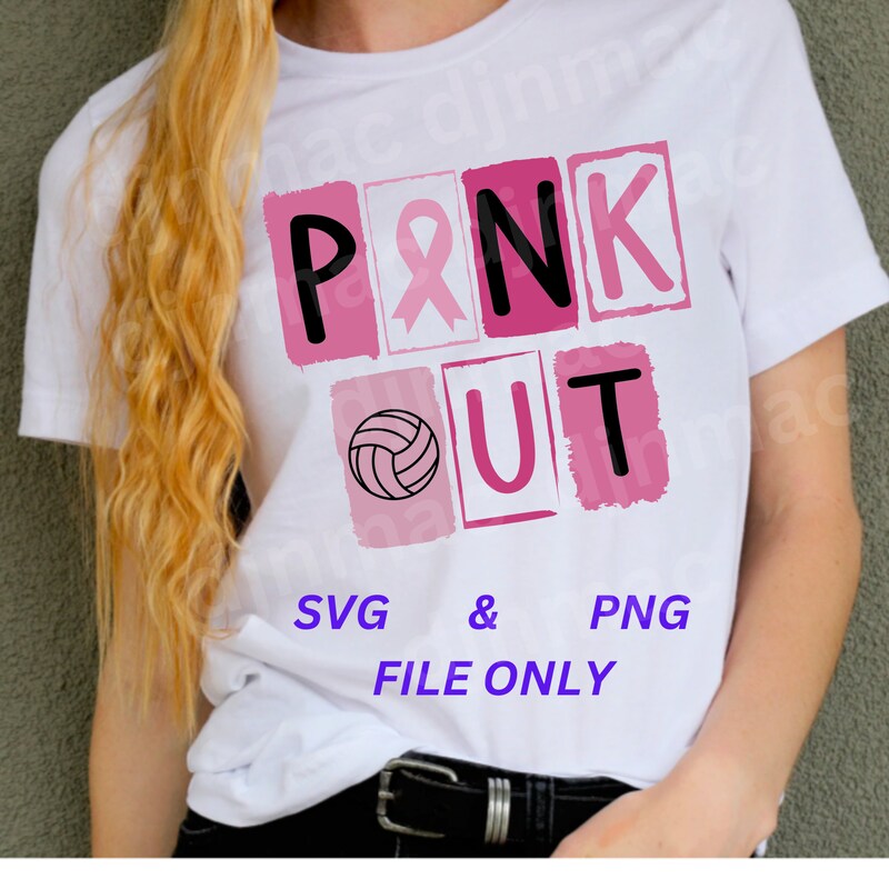 Pink Out Clip Art - Etsy