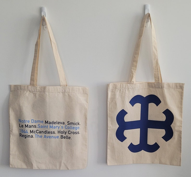 Saint Mary's College Tote Bag: SMC Campus Map, Alumnae Gift - Etsy