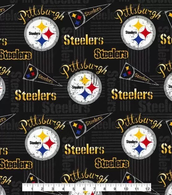Pittsburgh Steelers Fabric Football Fabric NFL Fabric - Etsy