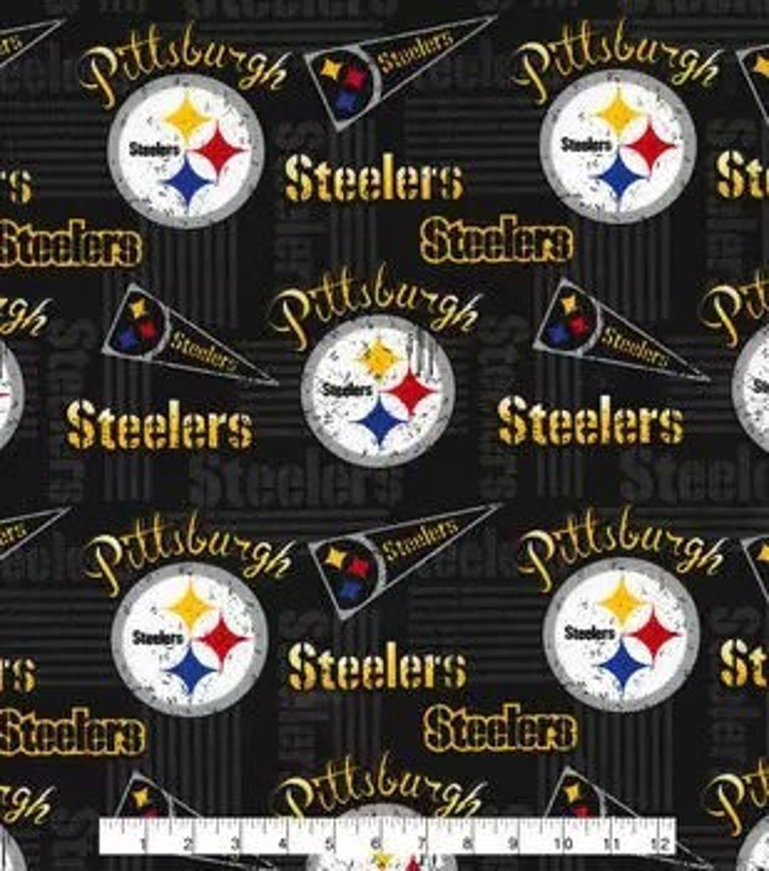 Pittsburgh Steelers Fabric, Football Fabric, NFL Fabric, Knitting ...