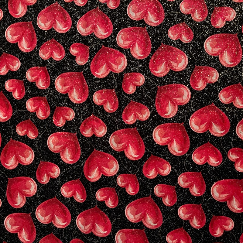 Heart Fabric - Etsy