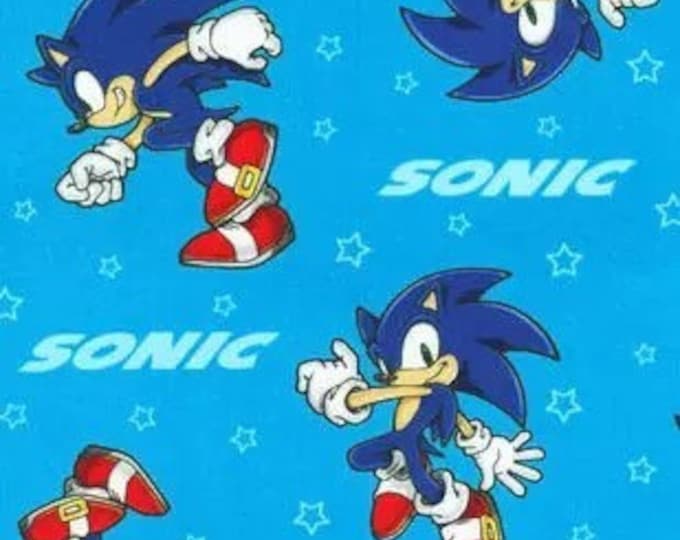 Sonic Hedgehog Fabric, Fabric, Fabric, Cotton Cotton Fabric, Fabric by ...