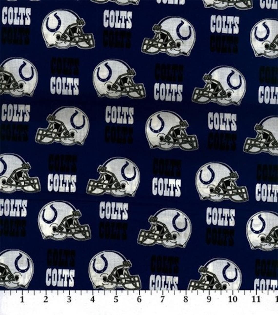 Indianapolis Colts Fabric Football Fabric NFL Fabric | Etsy