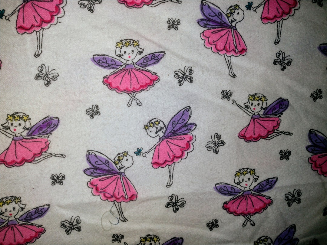 Fairy Fabric, Fairies, Character Fabric, White Fabric, Nursery Fabric ...