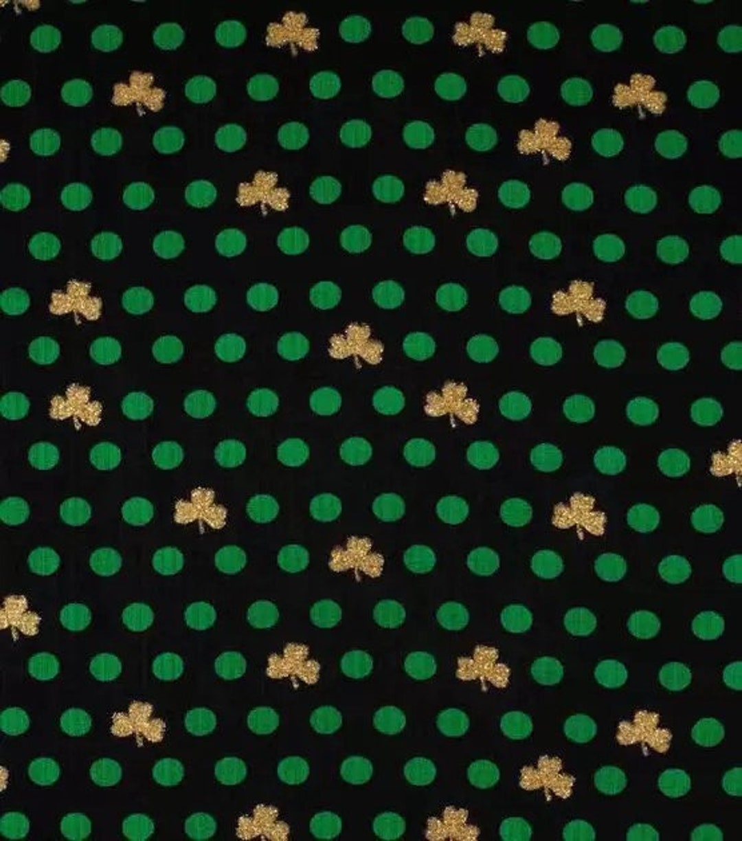 Clover Fabric, Fabric by the Yard, Saint Patrick's Day Fabric, Three ...