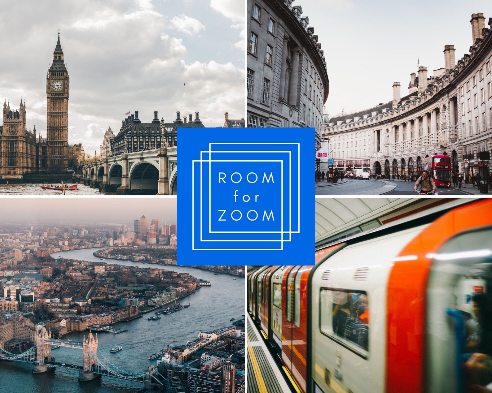 SALE 5 London Zoom Background Pack - Travel Photography, Digital ...