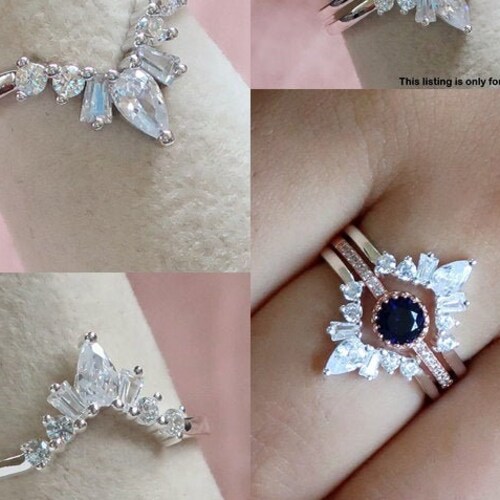 Pointed V Shaped Chevron 925 Sterling Silver Ring Silver - Etsy