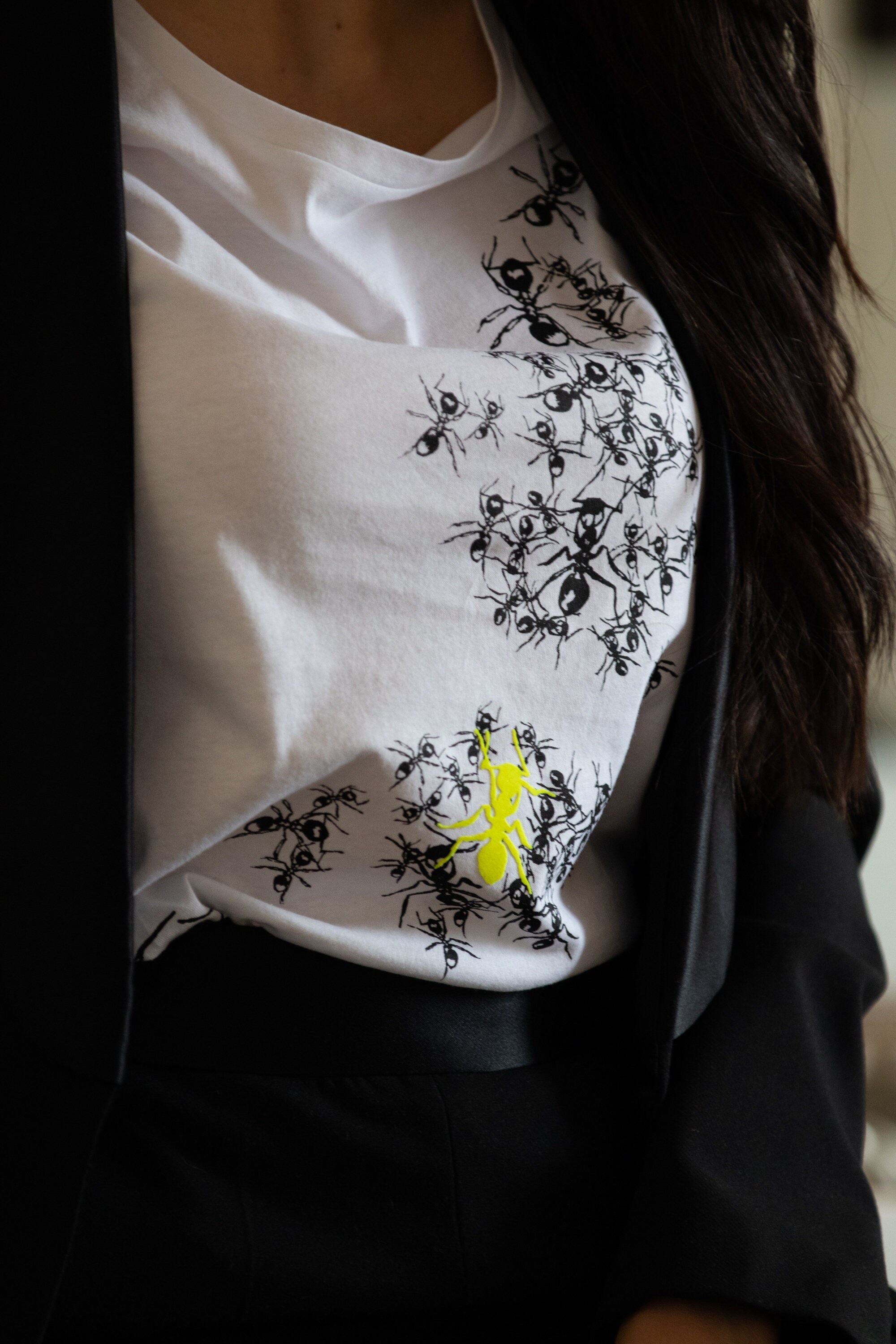 Ants TSHIRT INSECTS T-shirt Organic Cotton Black and Yellow - Etsy UK