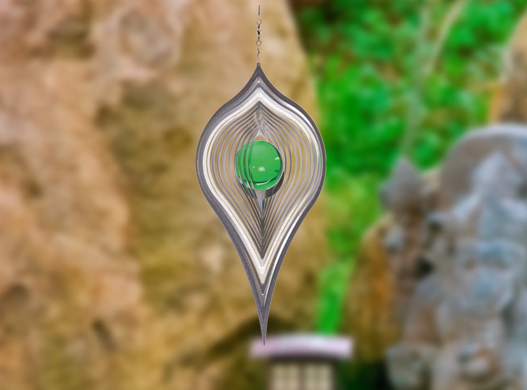 Illumino Stainless Steel Wind Chime Wind Spinner Pendulum With 50 Mm ...