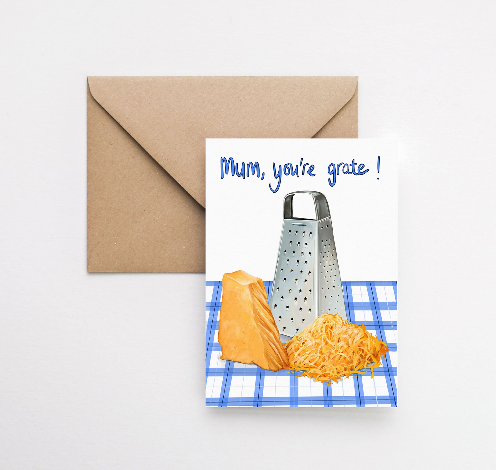 I Think You’re Grate Greeting Card | Cheese | Cheddar | Valentine ...