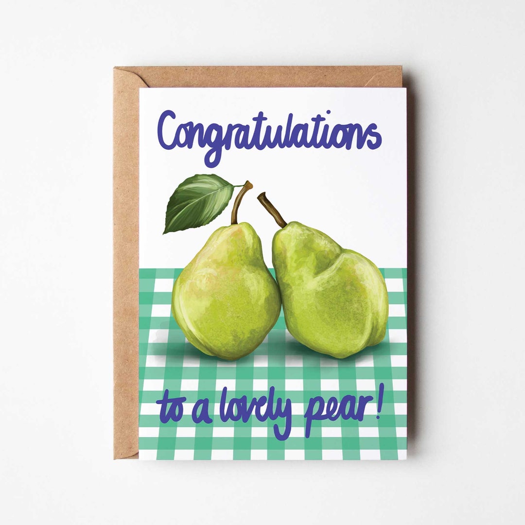 Congratulations to A Lovely Pear - Engagement/anniversary/wedding Food ...