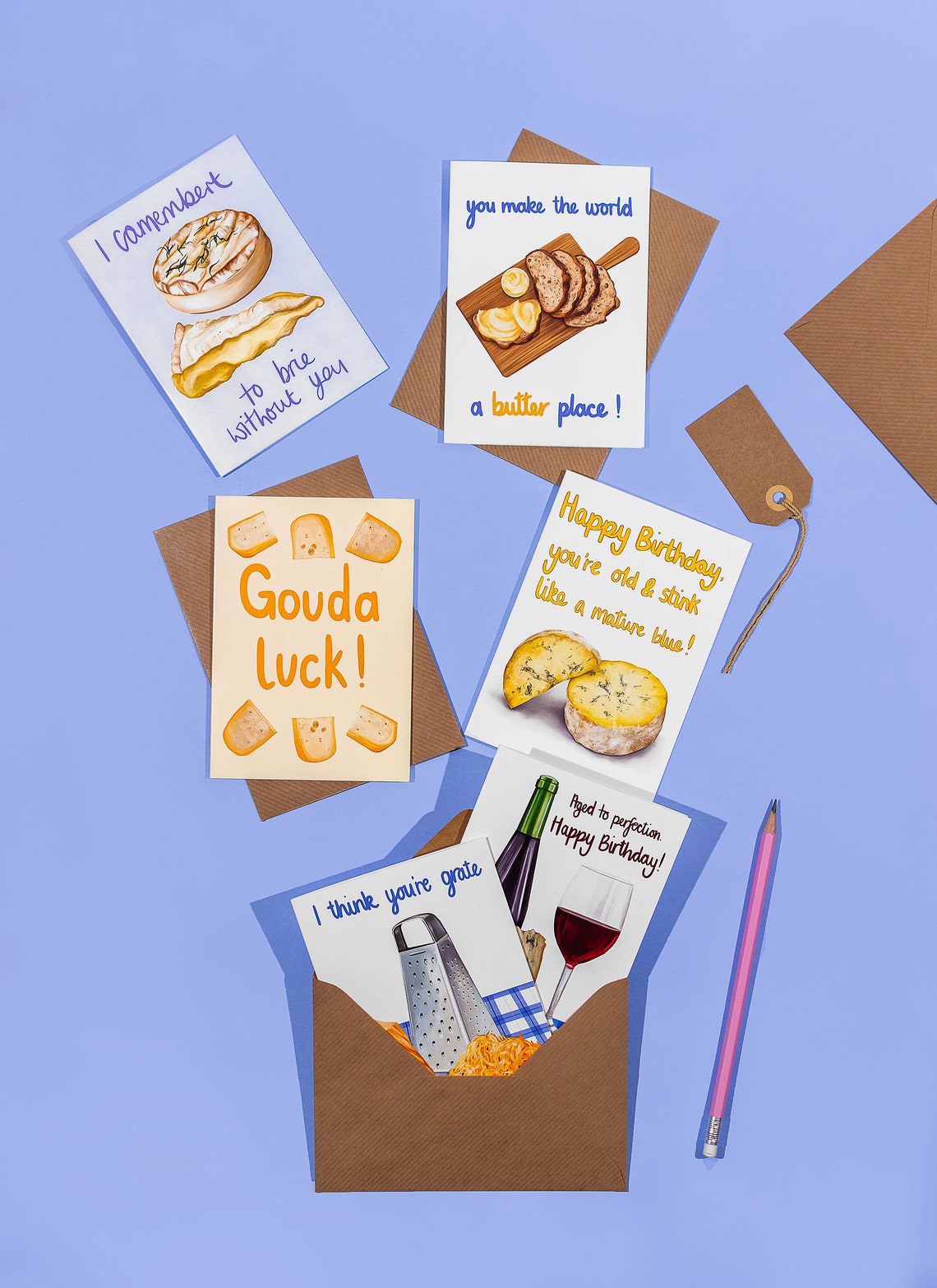 I Think You’re Grate Greeting Card | Cheese | Cheddar | Valentine ...