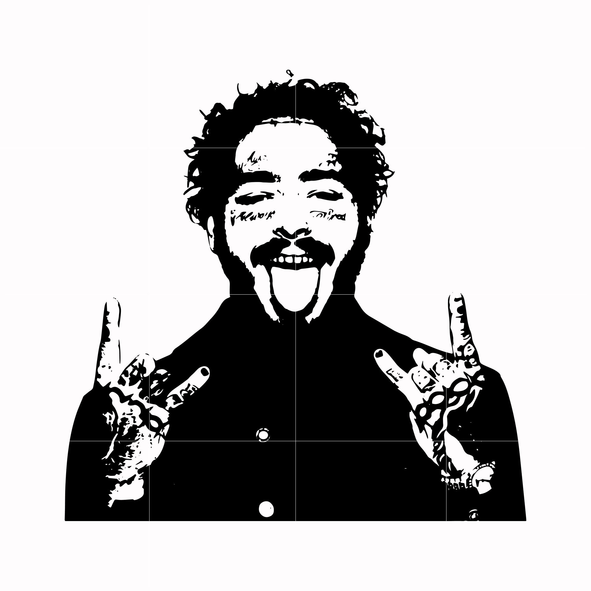 Post Malone svg png dxf eps digital file | Etsy