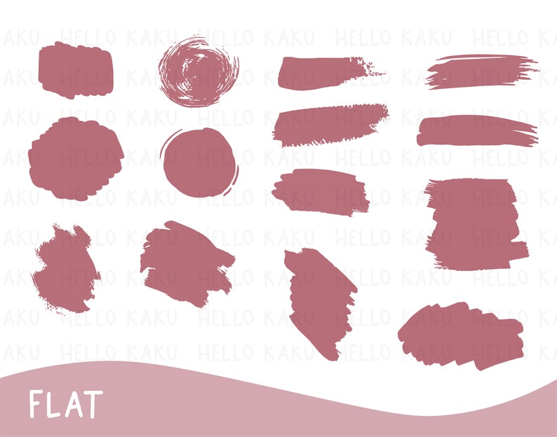 56 Rose Gold Brush Strokes Clipart, Brushstrokes PNG, Paint Brush ...