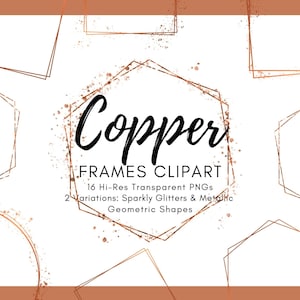 16 Copper Frame Clipart, Copper Frames Clipart, Copper Square Frame ...