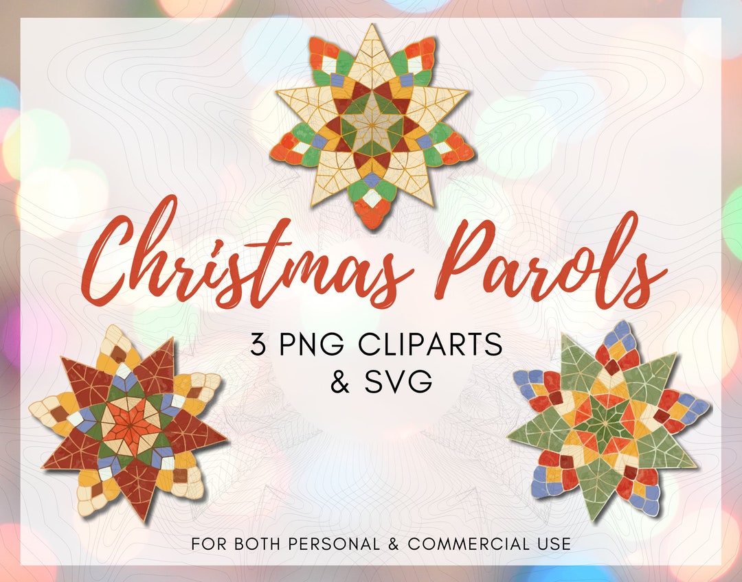 Christmas Parol Lantern Clipart & SVG, Filipino SVG, Christmas Lantern ...