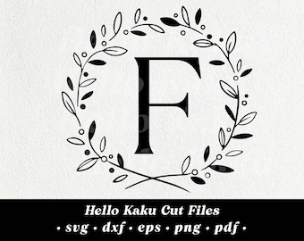 Monogram Letter F | Etsy