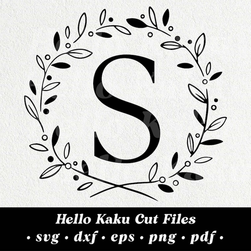 Monogram Letter S - Etsy