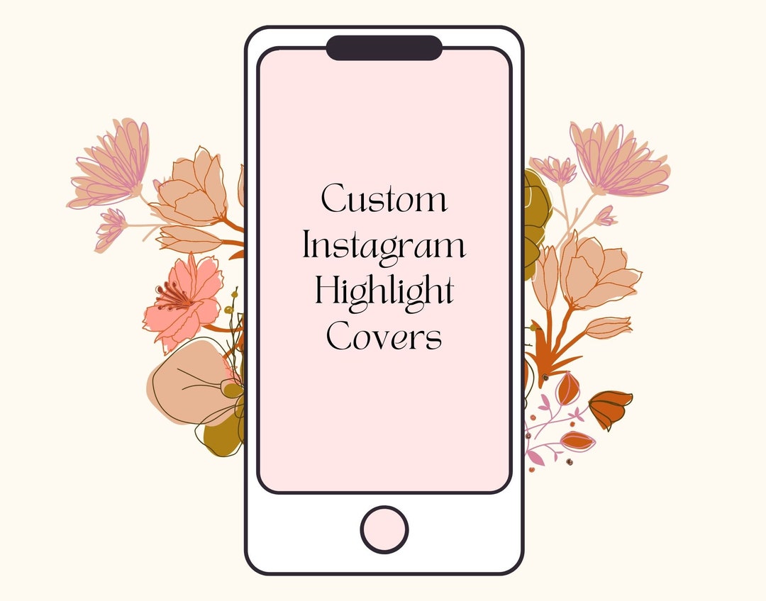 Custom Instagram Highlight Covers - Etsy