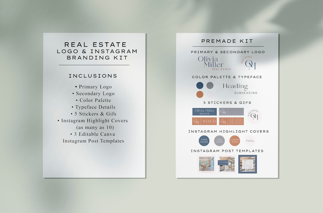 Real Estate Logo Design and Branding, Real Estate Marketing, Instagram ...