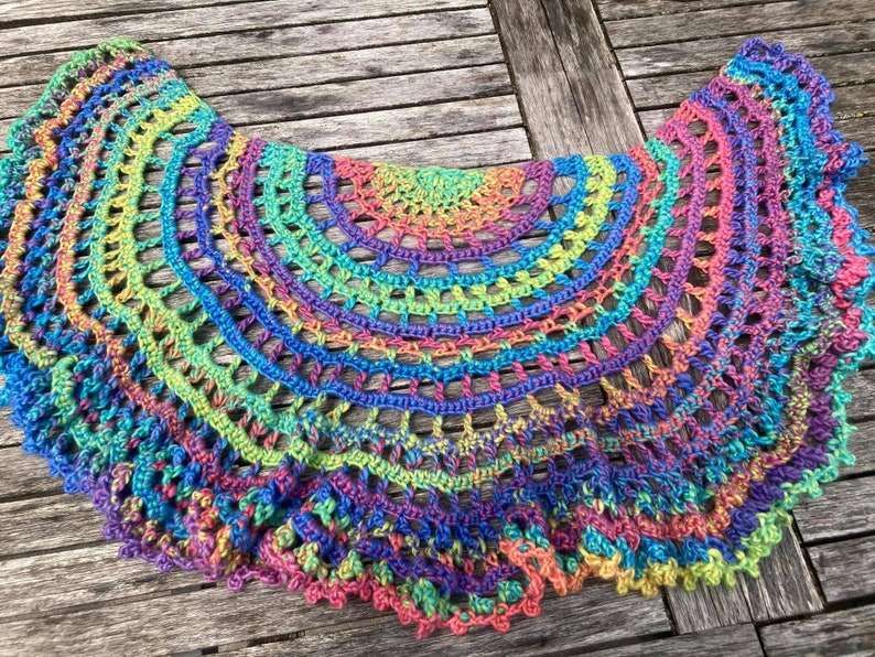 Crochet Shawl Pattern - the Toontown Shawl - Easy Crochet Pattern - PDF ...