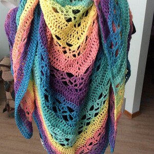 Crochet Shawl Pattern - the Asgard Shawl - Easy Crochet Pattern - PDF ...