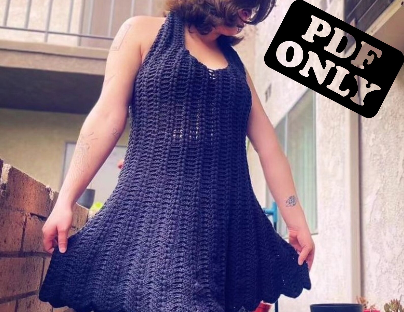 Crochet Dress Pattern Florin Summer Dress Intermediate Crochet Pattern ...