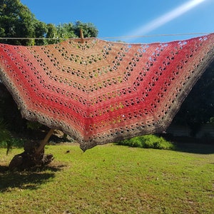 Crochet Shawl Pattern - the Asgard Shawl - Easy Crochet Pattern - PDF ...