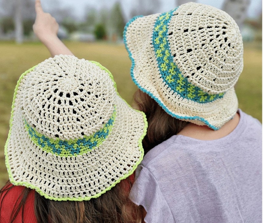 Crochet Summer Sun Hat Pattern – Intermediate Level (PDF ONLY) - Etsy
