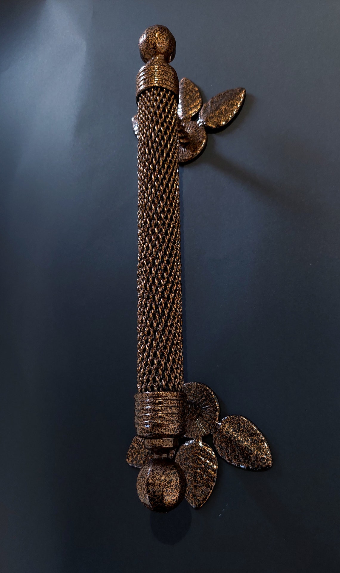 Hand Made Steel Door Handle, Barn Handle, Decorative Handle, Door Decor ...