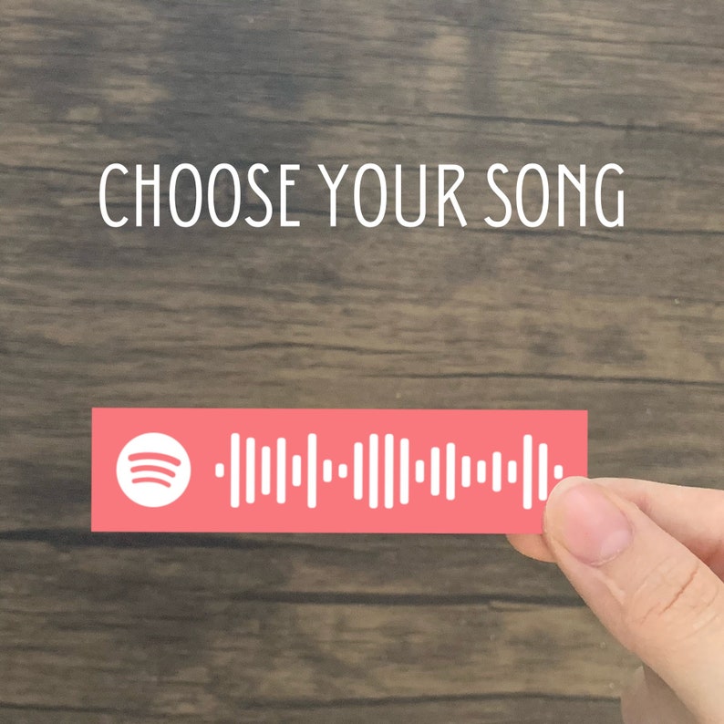 Customizable Spotify Code Sticker Spotify Sticker Music | Etsy