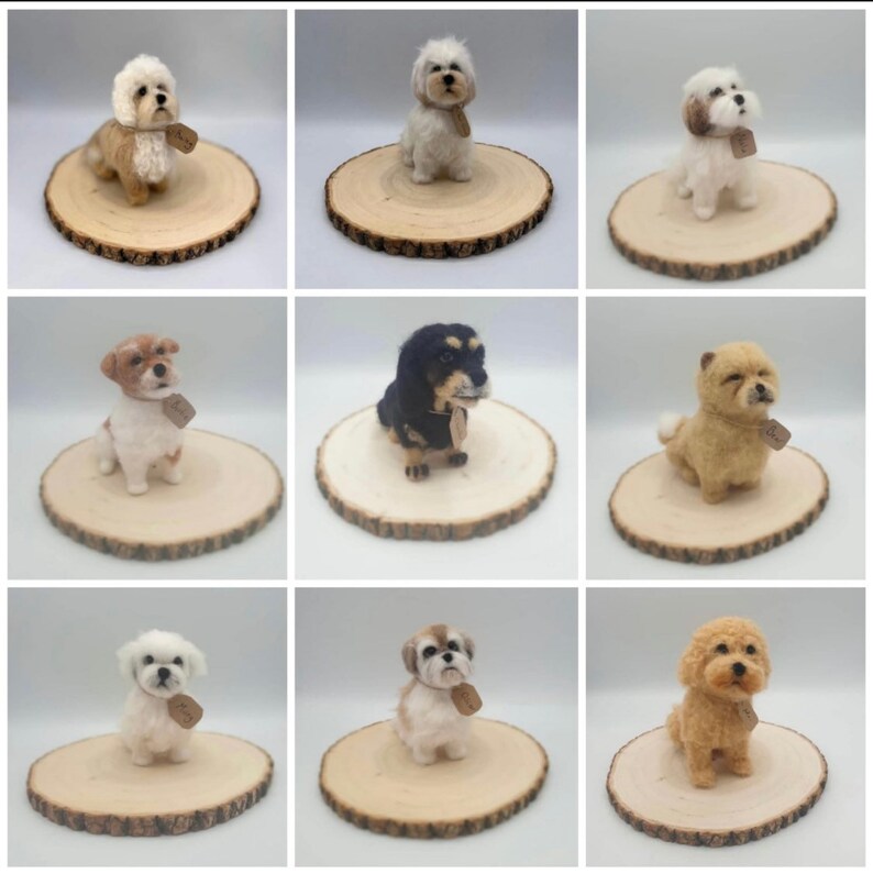 Custom Made Dog Model Any Dog Breed Made to Order Needle - Etsy UK