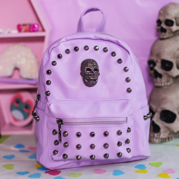 Studded Backpack - Etsy
