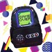 Game Over Black Printed Nylon Backpack - Retro Style - Gaming - School ...