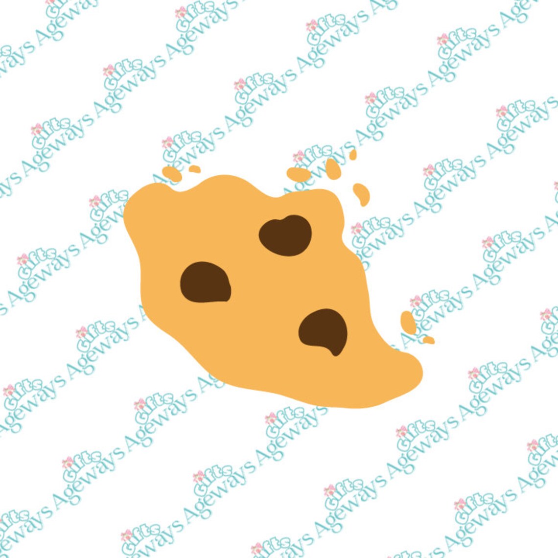 Chocolate Chip Cookie SVG Instant Download | Chocolate Chip Cookie SVG ...
