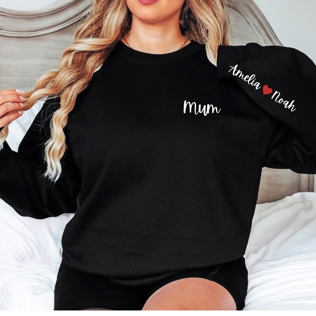 Custom Family Apparel, Multi-generational Gift, Family Names Sweatshirt ...