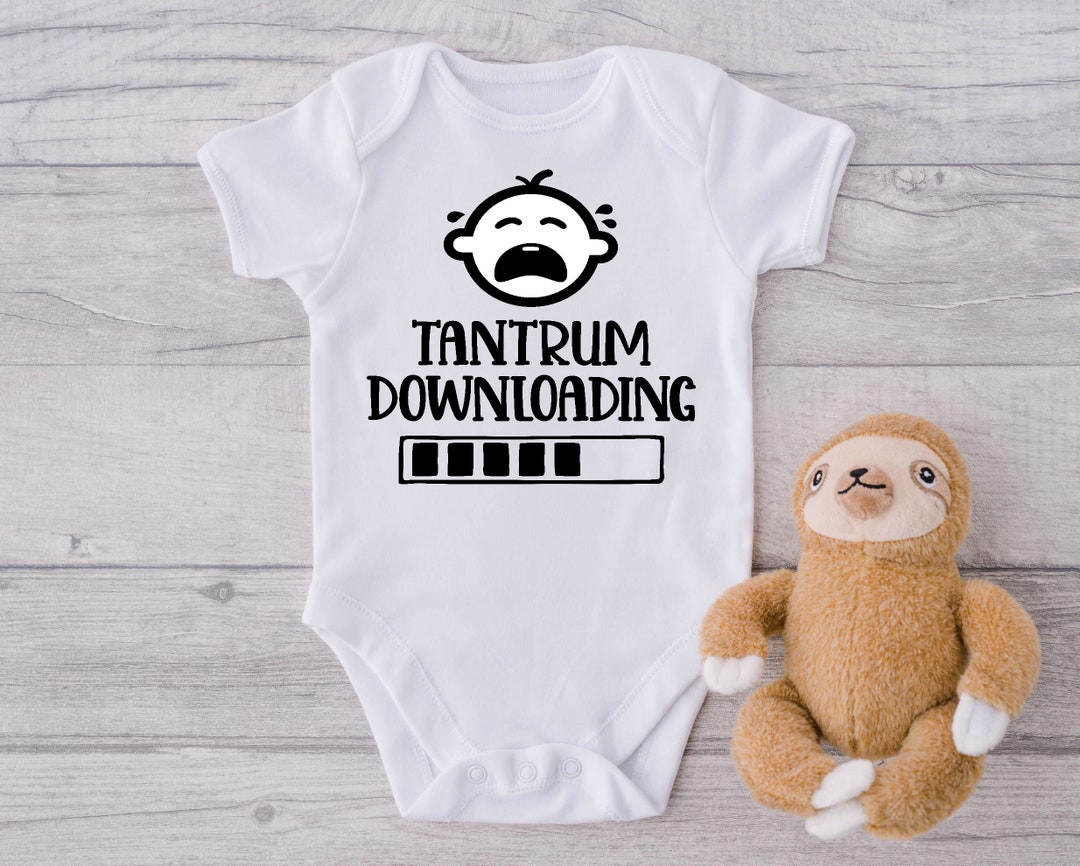 Tantrum Loading Genisis - Cutest Bodysuit Genisis - Newborn Fashion ...